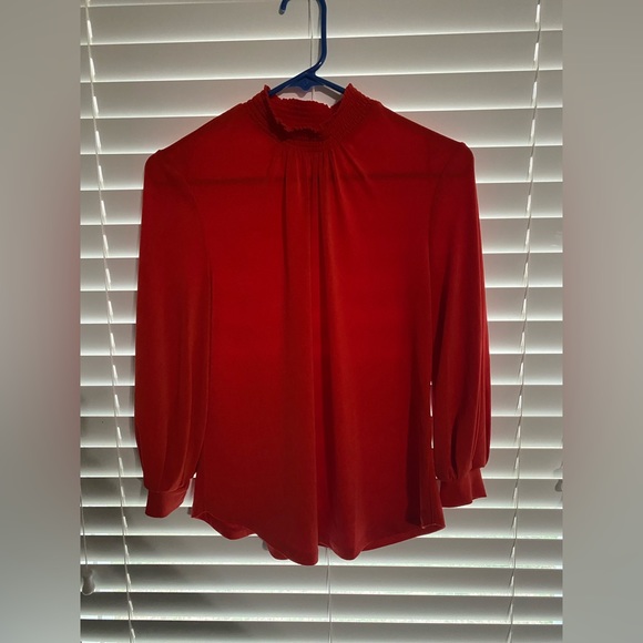 7th Avenue Design Studio New York & Company | Tops | Womens Red Formal ...